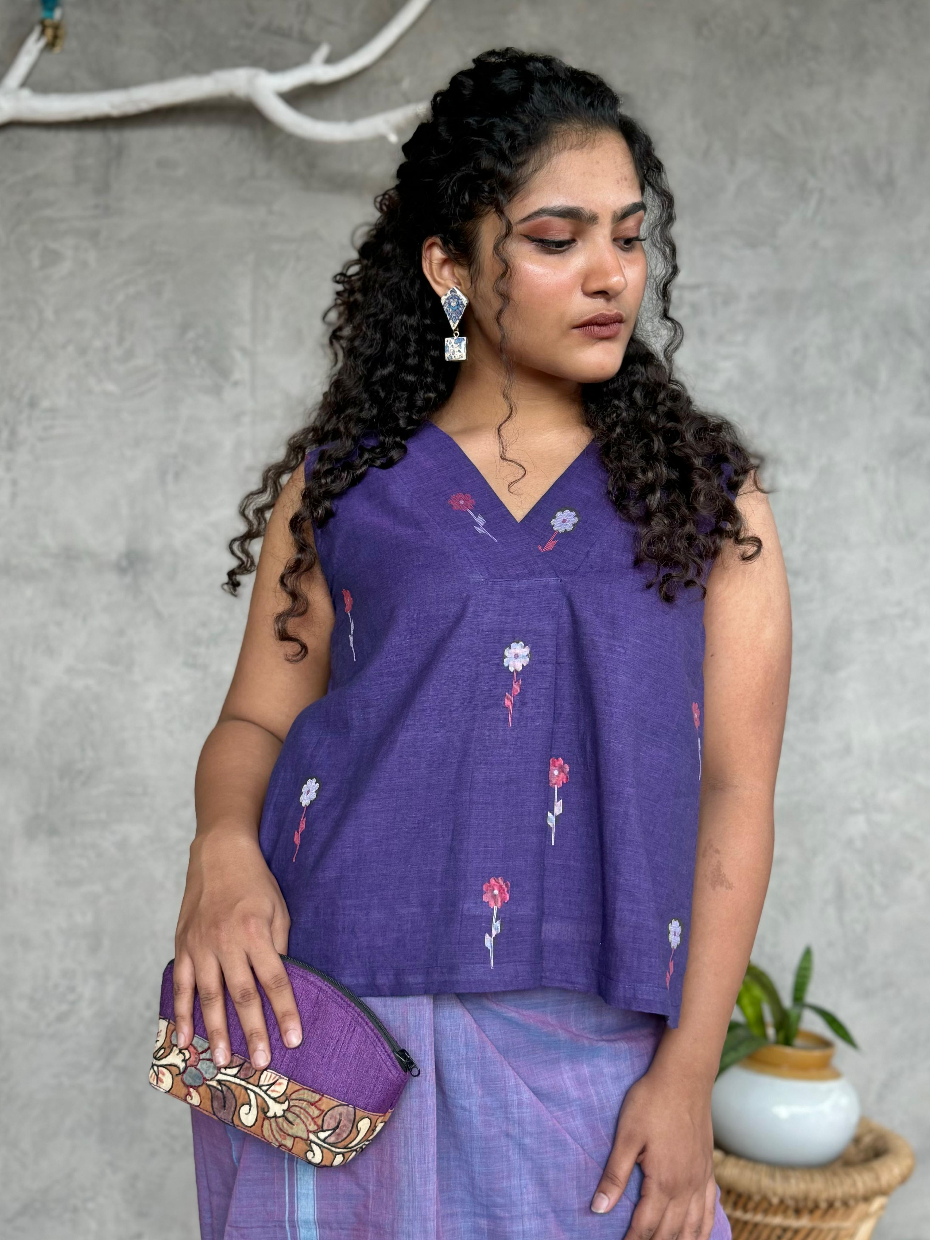 TOPS & DRESSES – KALAMKAARI- Handloom Studio